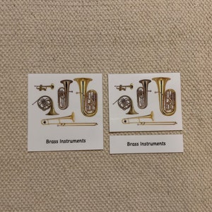 Montessori Composition and Layout of a Symphony Orchestra 3 Parts Cards ...