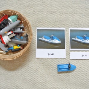 Montessori in the Water 3-part Cards With Miniatures Homeschool ...