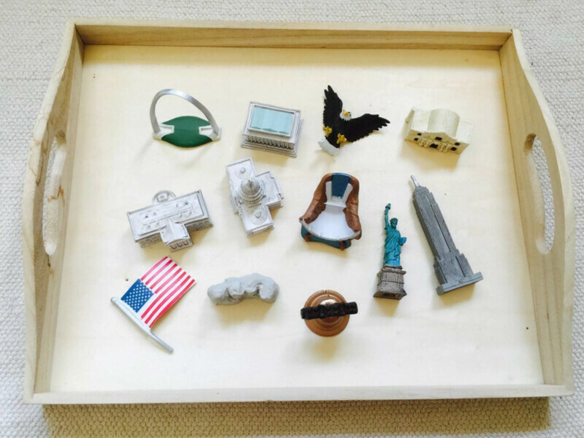 Montessori U.S. Monuments 5 Parts Cards With Extra Large - Etsy