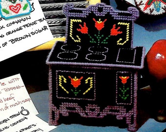 Plastic Canvas Recipe Box - Etsy