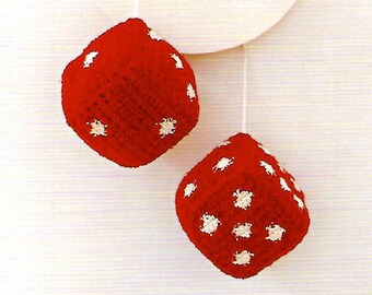 Fuzzy Dice Pattern - Etsy
