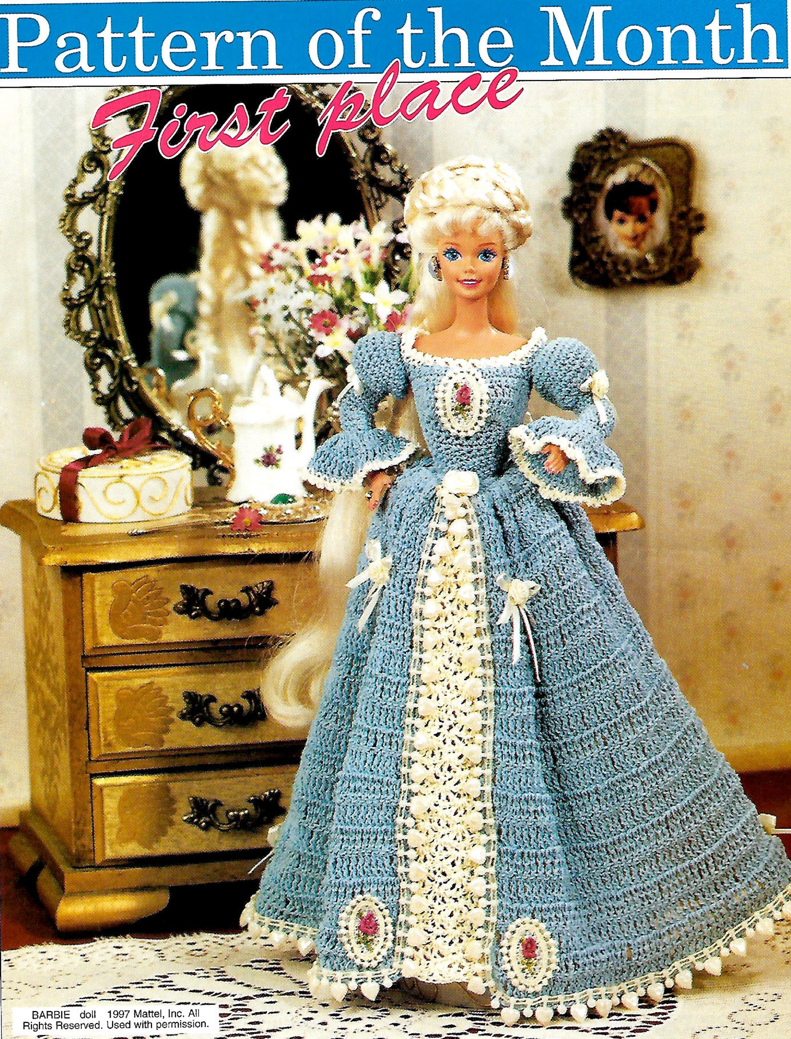 Barbie Victorian Era Parlor Dress Gown Pattern PDF Instant - Etsy