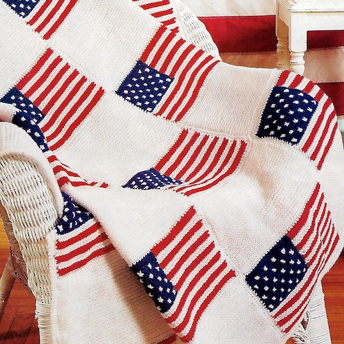Crochet Old Glory American Flag Afghan PATTERN ONLY - Etsy