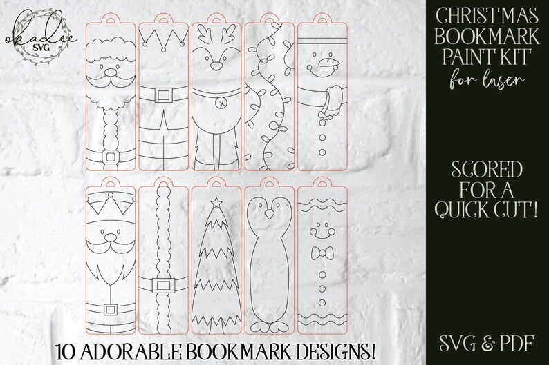 Laser Cut File, Glowforge File, Laser Cut Christmas, Paint It Yourself ...