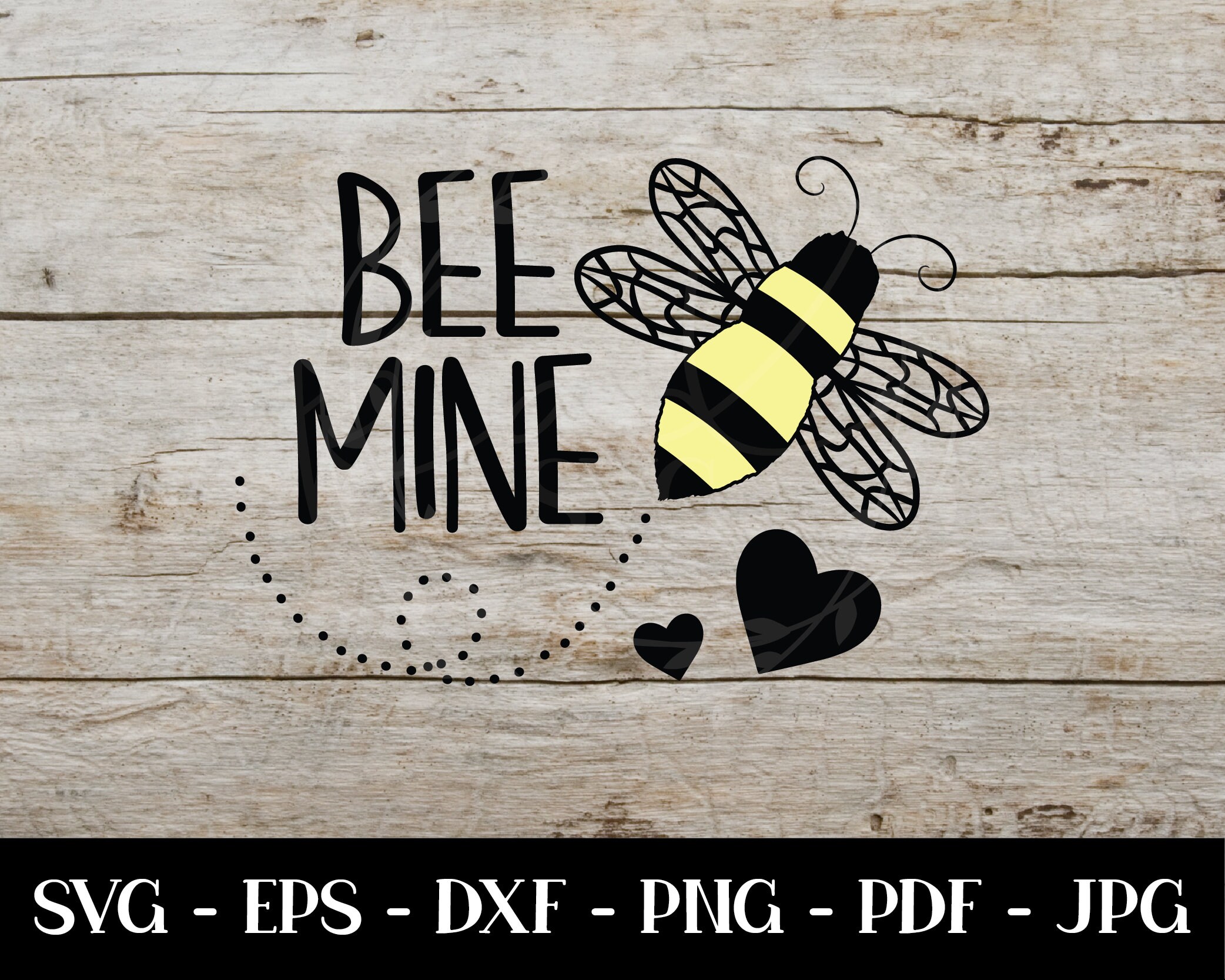 Bee Mine Valentine SVG Bee Mine Cut File Cricut Silhouette | Etsy