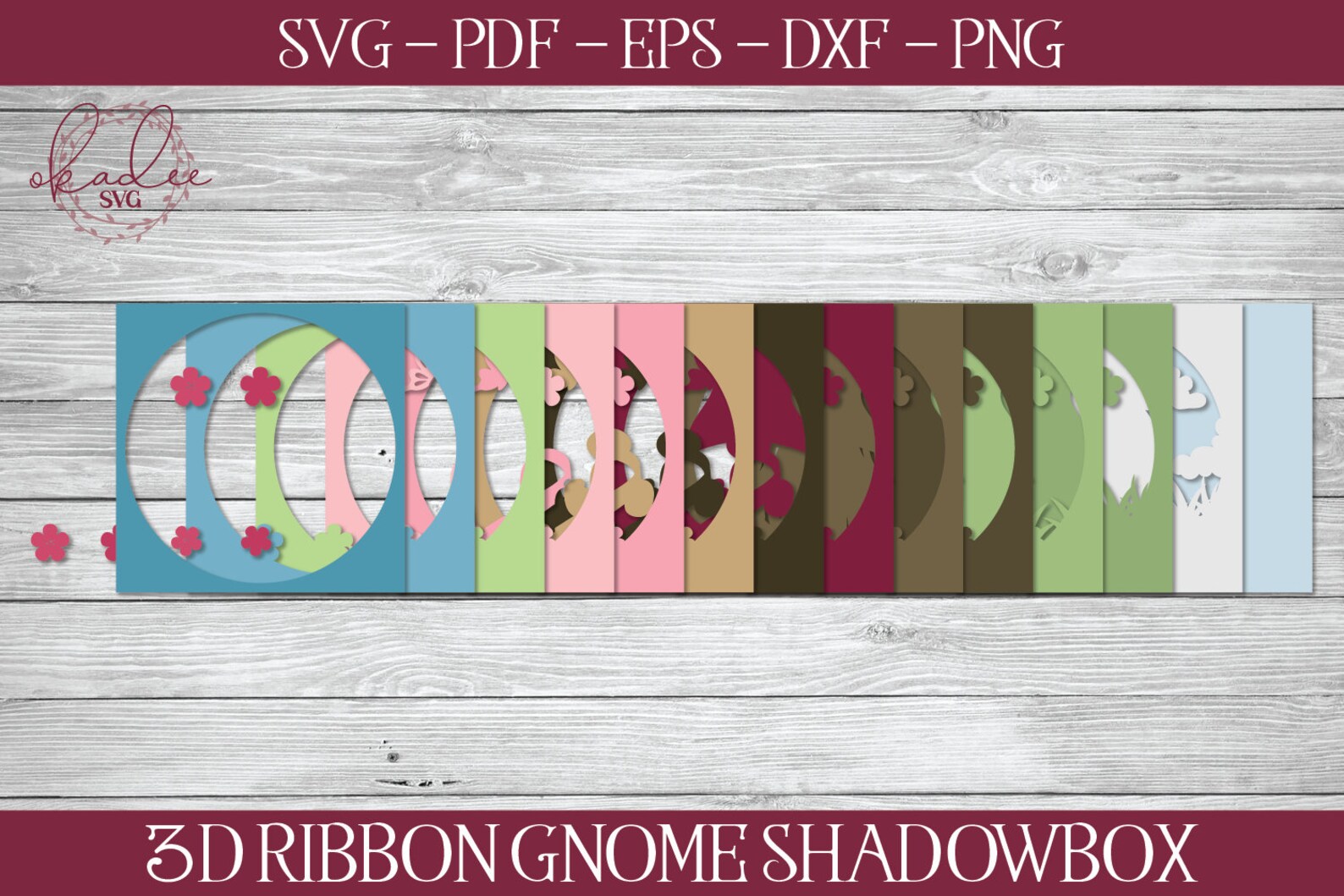 3D Cancer SVG, Papercut Cancer Ribbon, 3D Gnome SVG, Cancer Papercut ...