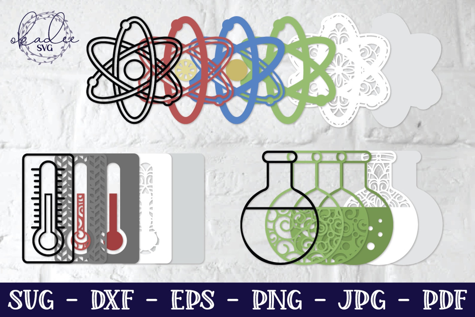 3D Science Mandala SVG Bundle 3D Mandala Svg Layered Mandala | Etsy