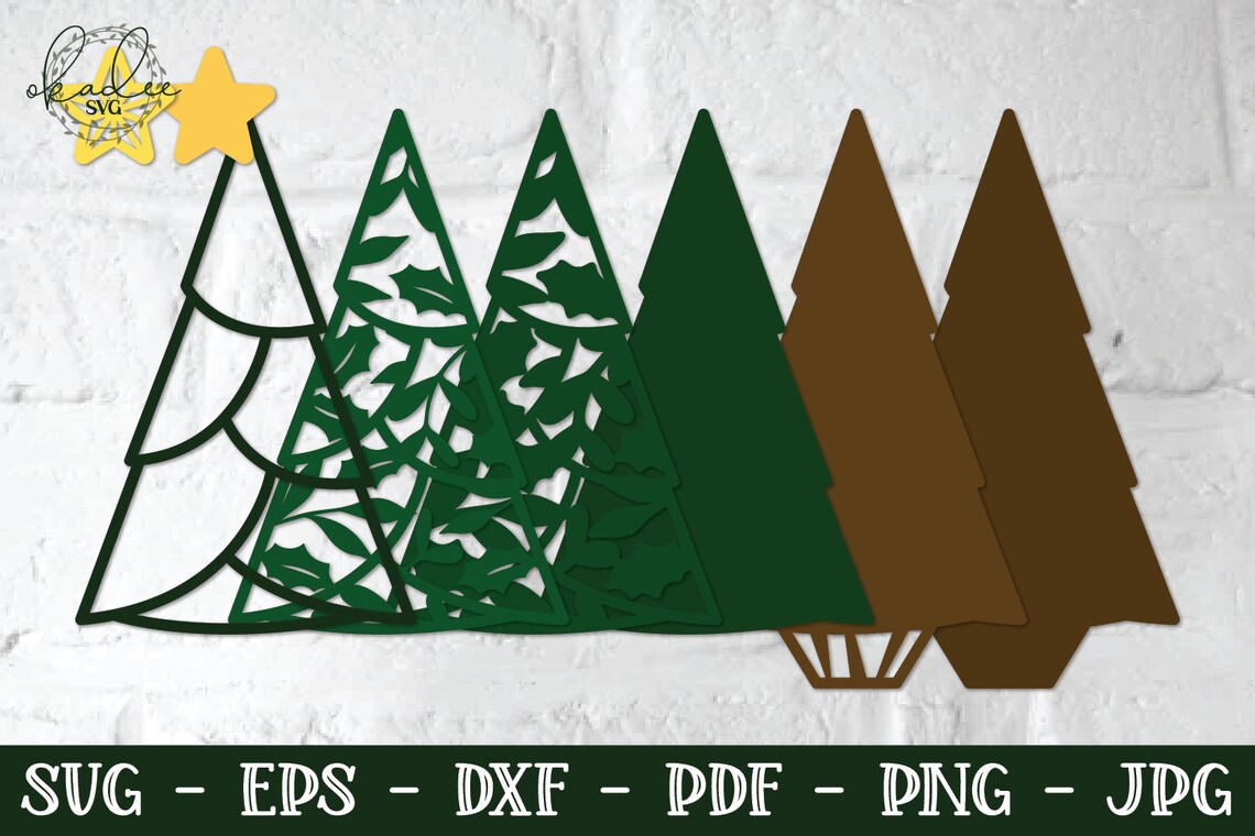 3D Christmas Tree Christmas Tree SVG Layered Christmas Tree | Etsy