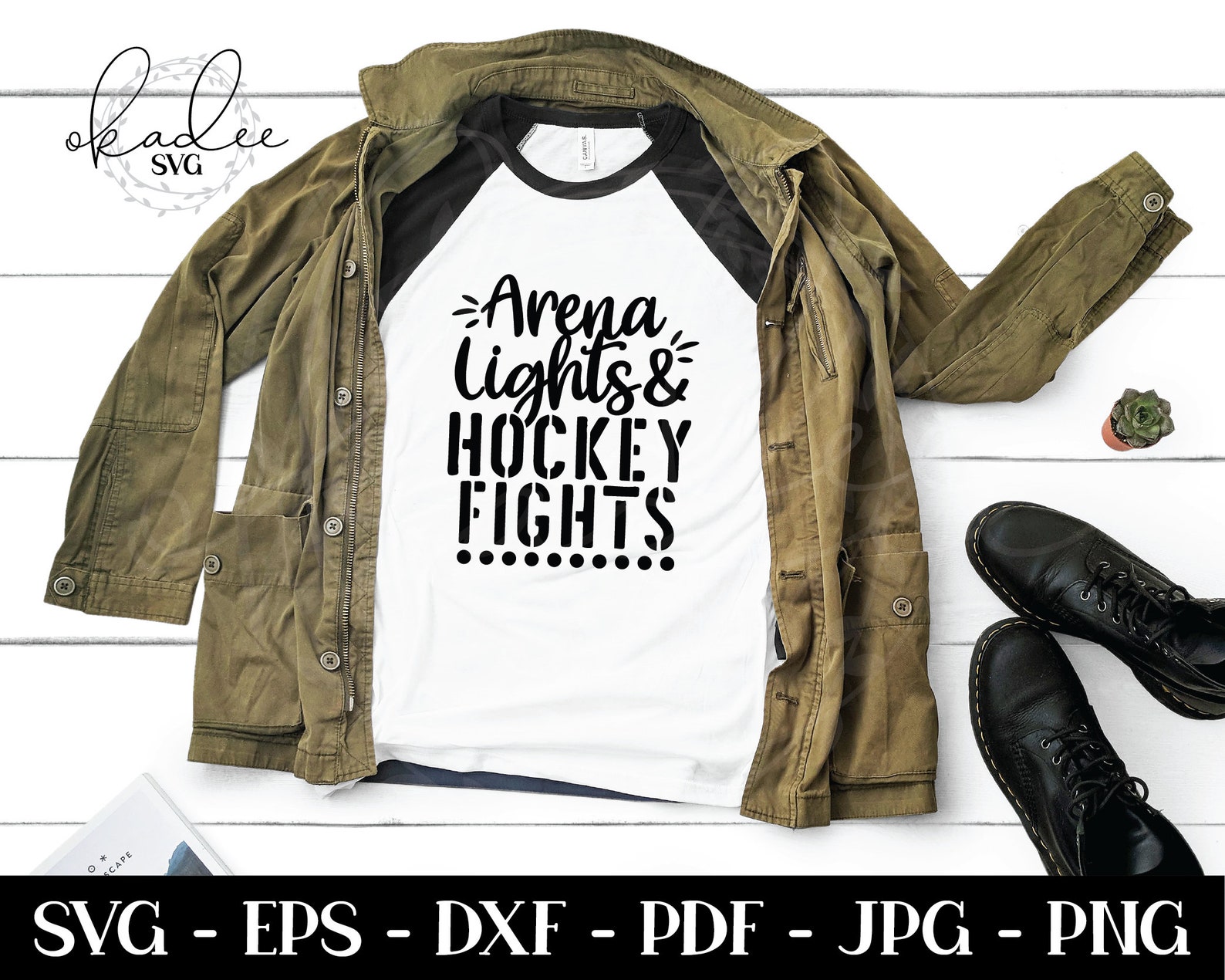 Hockey SVG Arena Lights & Hockey Fights SVG Instant | Etsy