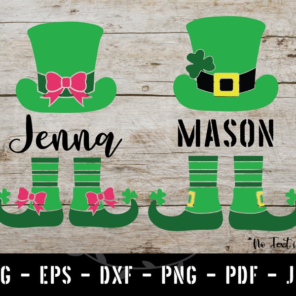 Girl Leprechaun Svg - Etsy