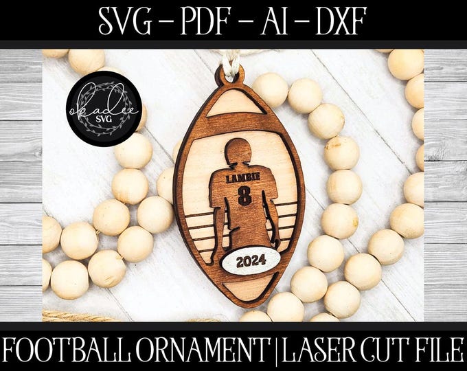 Laser Cut File for Wooden Football Game - Etsy Canada
