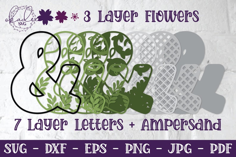 3D Alphabet SVG Bundle Layered Alphabet 3D Mandala SVG | Etsy