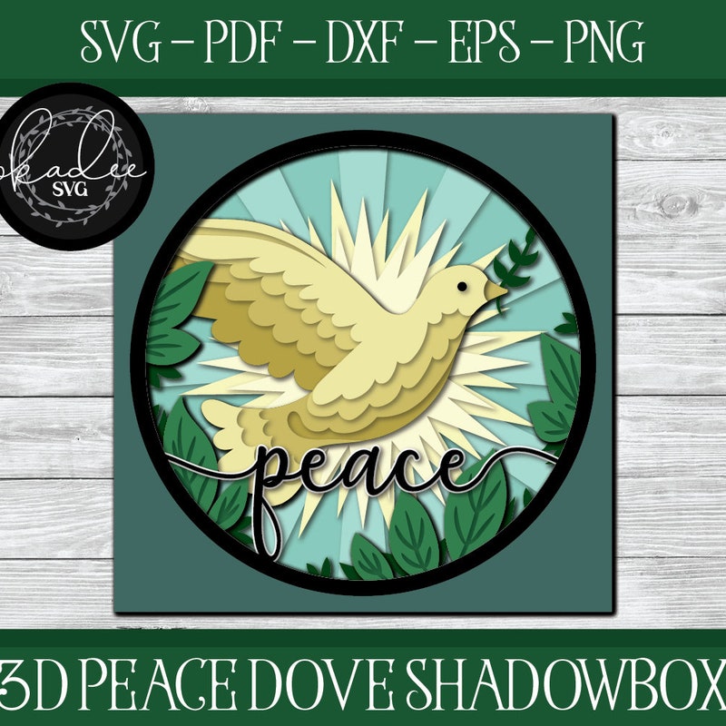 3d Dove Paper - Etsy