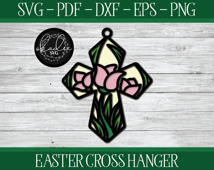 3D Cross Shadow Box SVG/PNG Cut Files | Cross | Easter | Faith | 3D ...