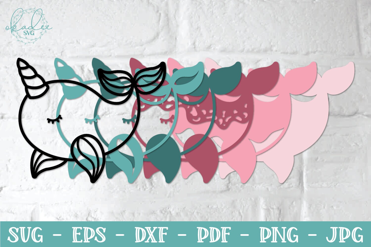 3D Mermaid SVG Mermaid Mandala Svg Layered Mermaid Svg 3d - Etsy