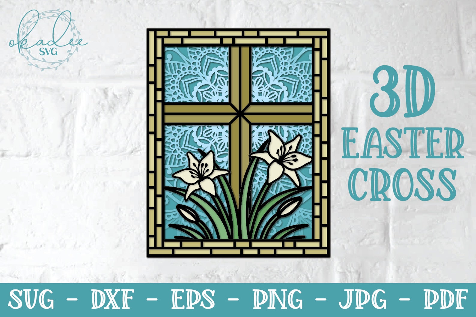 3D Easter Cross SVG 3D Papercut 3D Shadowbox SVG Layered - Etsy
