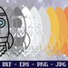 3D Space Characters, 3D SVG, 3D Mandala, Layered Mandala, Space SVG, 3D ...