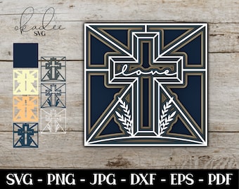 Religious Shadow Box Svg - Etsy