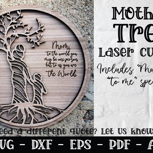 Mom Laser Cut File Mothers Day Svg Laser Cutting Etsy