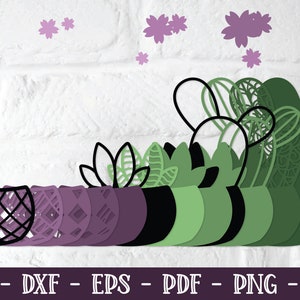 3D Cactus Mandala, Cactus SVG, 3D Mandala Svg, Layered Mandala, Layered ...