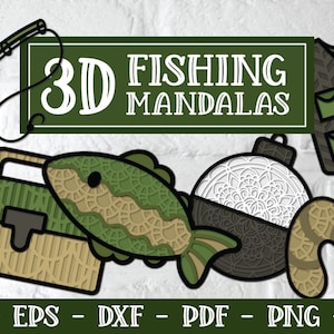 Father's Day SVG, Fishing Svg, 3D Father's Day SVG, 3D Fishing Svg, 3D ...