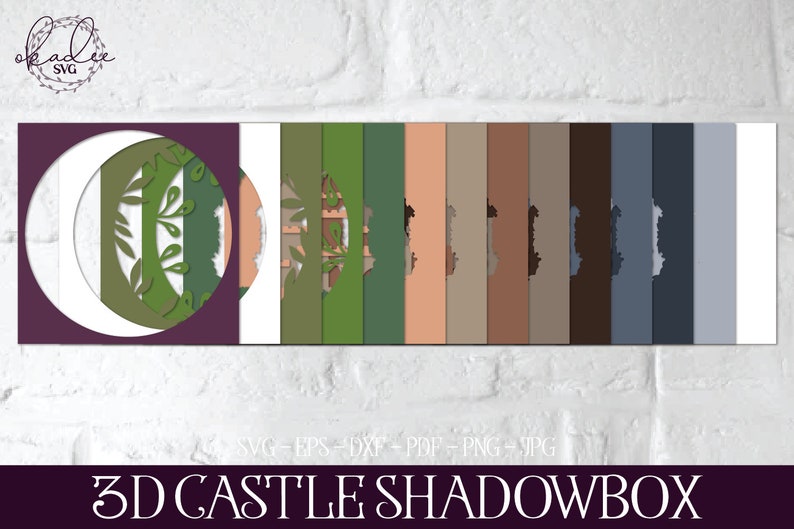 3D Layered Castle 3D Castle SVG Fantasy Cut File Princess - Etsy