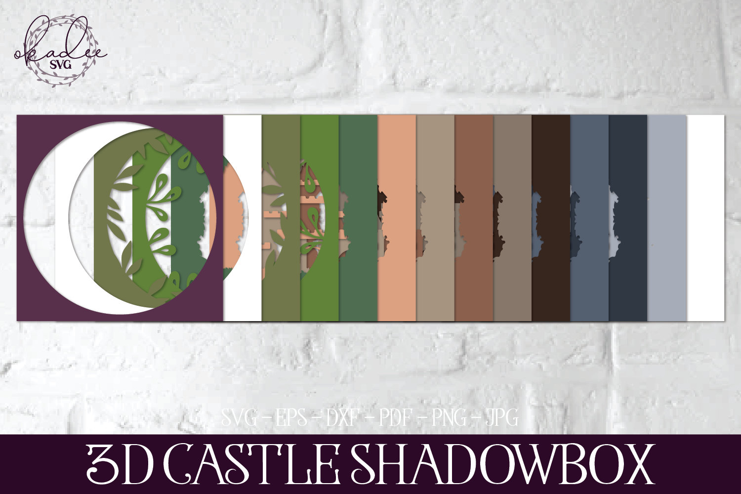 3D Layered Castle 3D Castle SVG Fantasy Cut File Princess - Etsy Australia