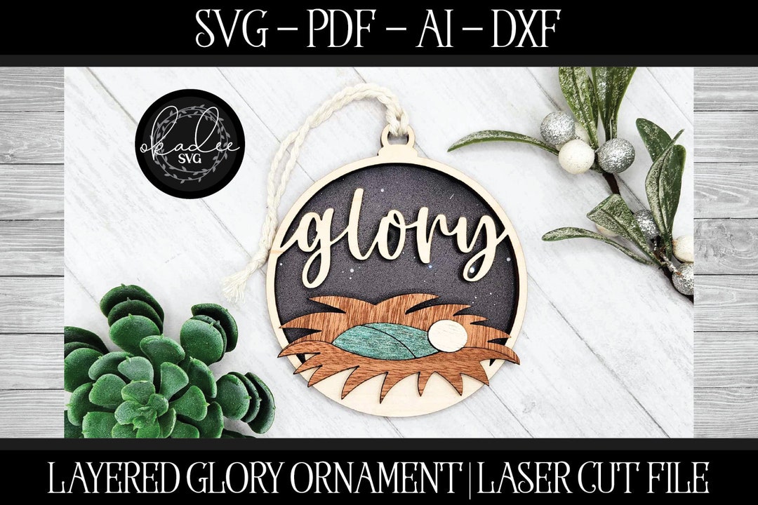 Jesus Laser File, Laser Cut Ornament, Glowforge Nativity, Laser Jesus ...