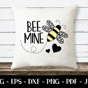 Bee Mine Valentine SVG, Bee Mine Cut File, Cricut, Silhouette ...