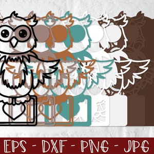 3D Valentine Critters Bundle, Valentine SVG, Valentine Animals, Forest ...