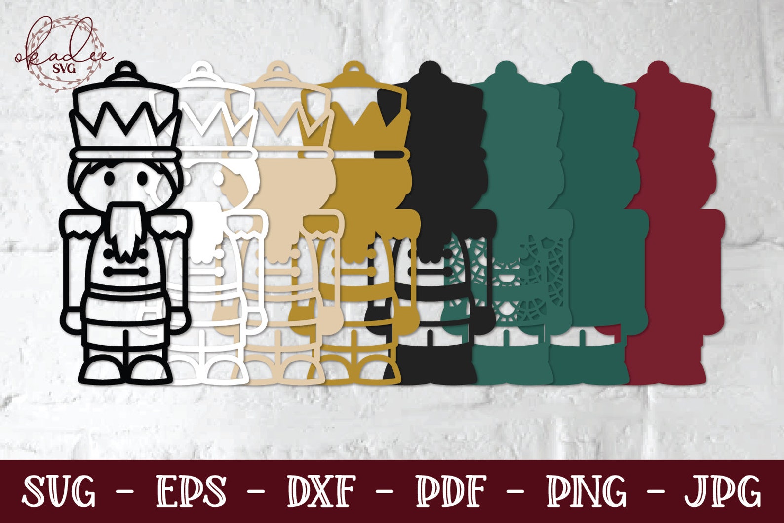 3D Nutcracker SVG Layered Nutcracker SVG Nutcracker Mandala | Etsy