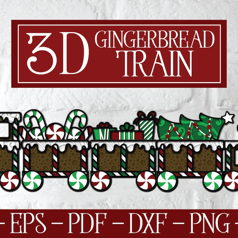 Train 3d Svg - Etsy