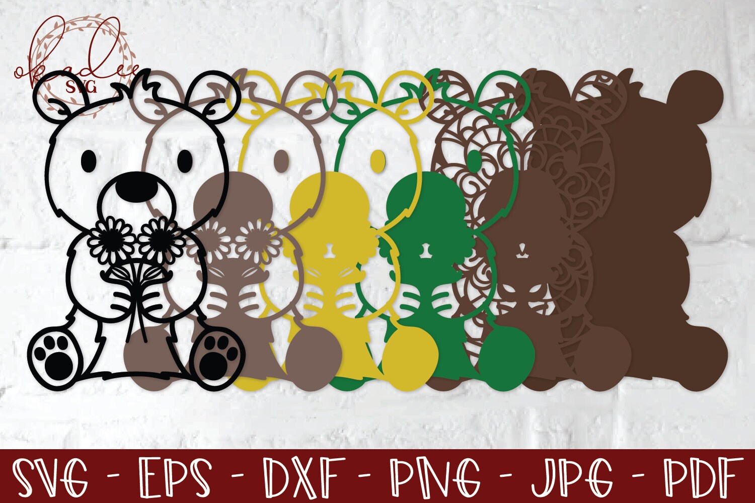 3D Valentine Critters Bundle Valentine SVG Valentine - Etsy