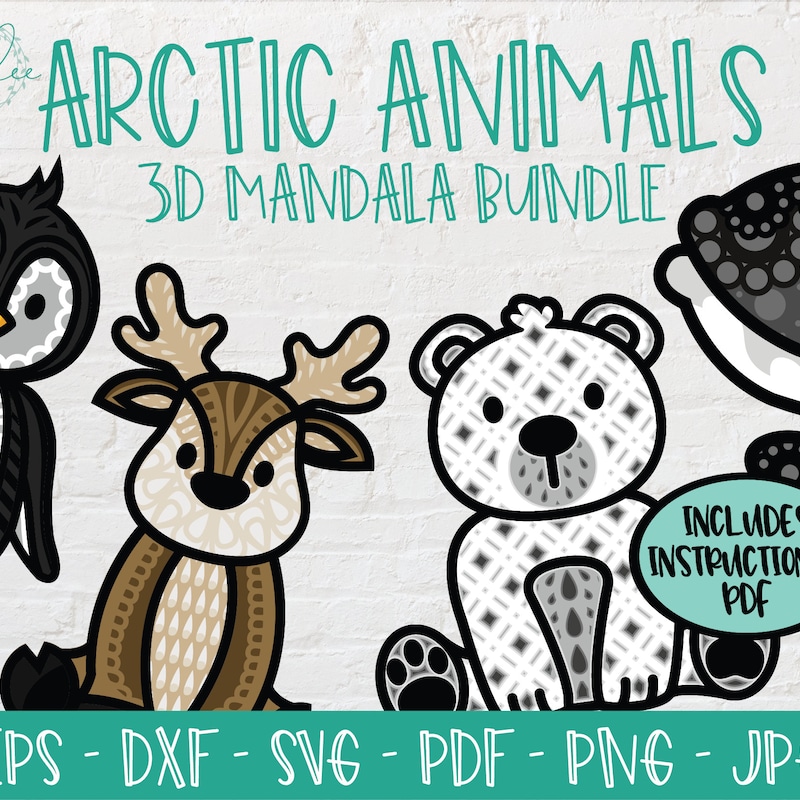 Animal Mandala Svg - Etsy