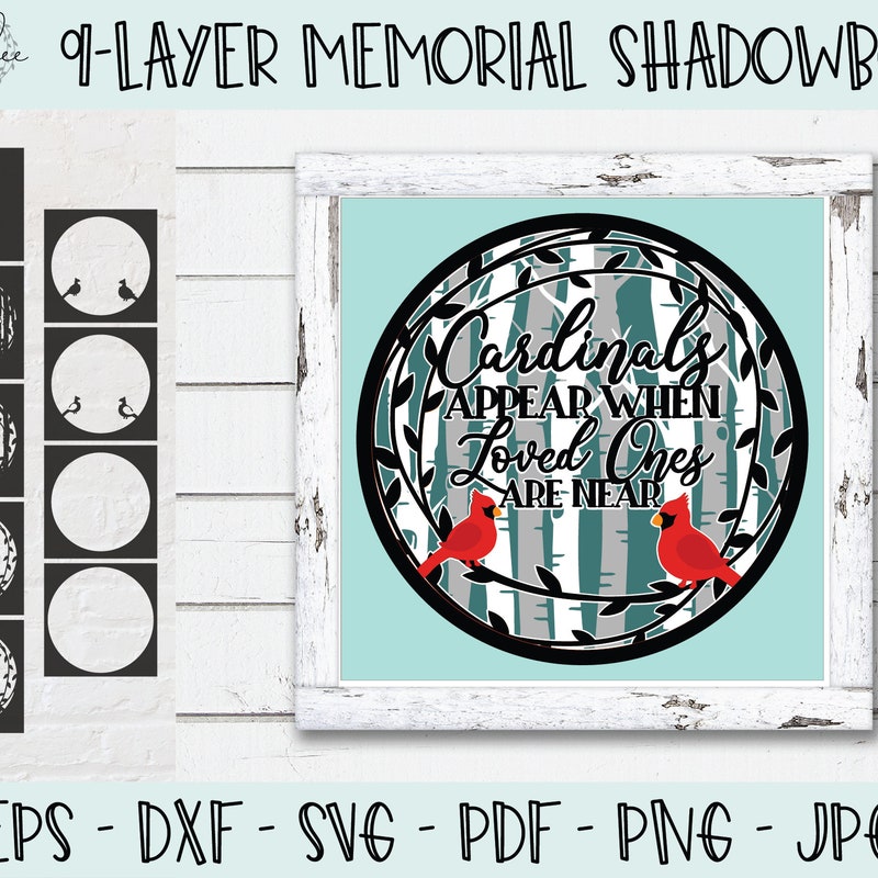 Memorial Cardinal Svg - Etsy