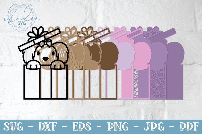 3D Birthday Puppies SVG 3D Birthday SVG Layered Birthday - Etsy