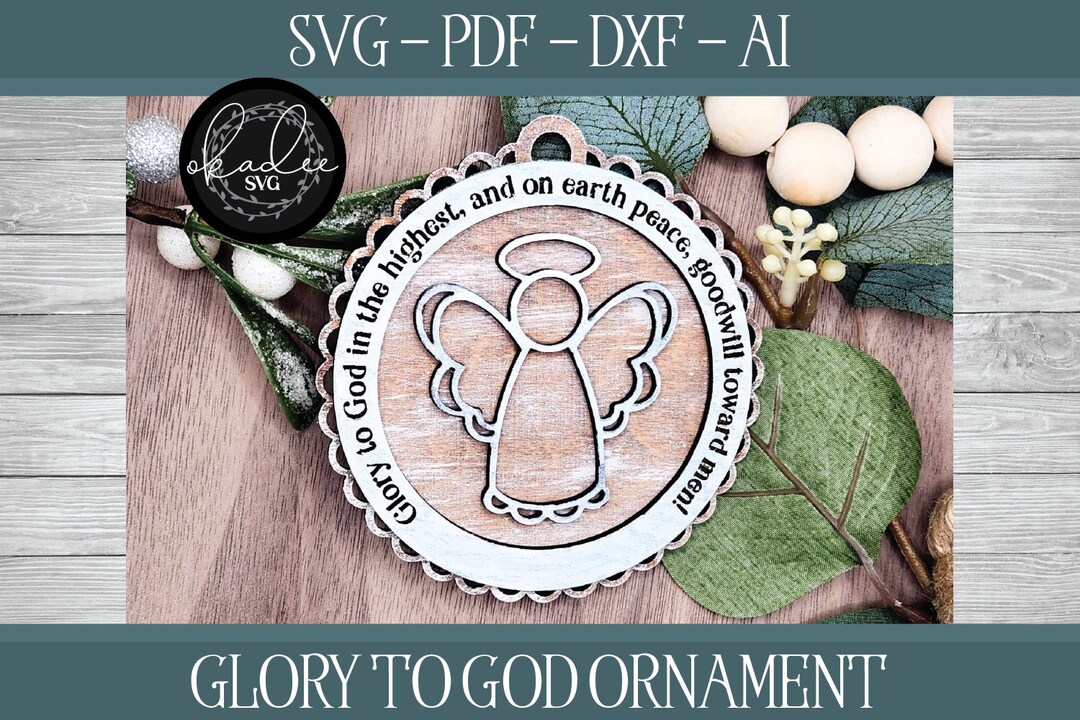 Angel Laser File, Laser Cut Angel, Glowforge Angel, Laser Angel SVG ...