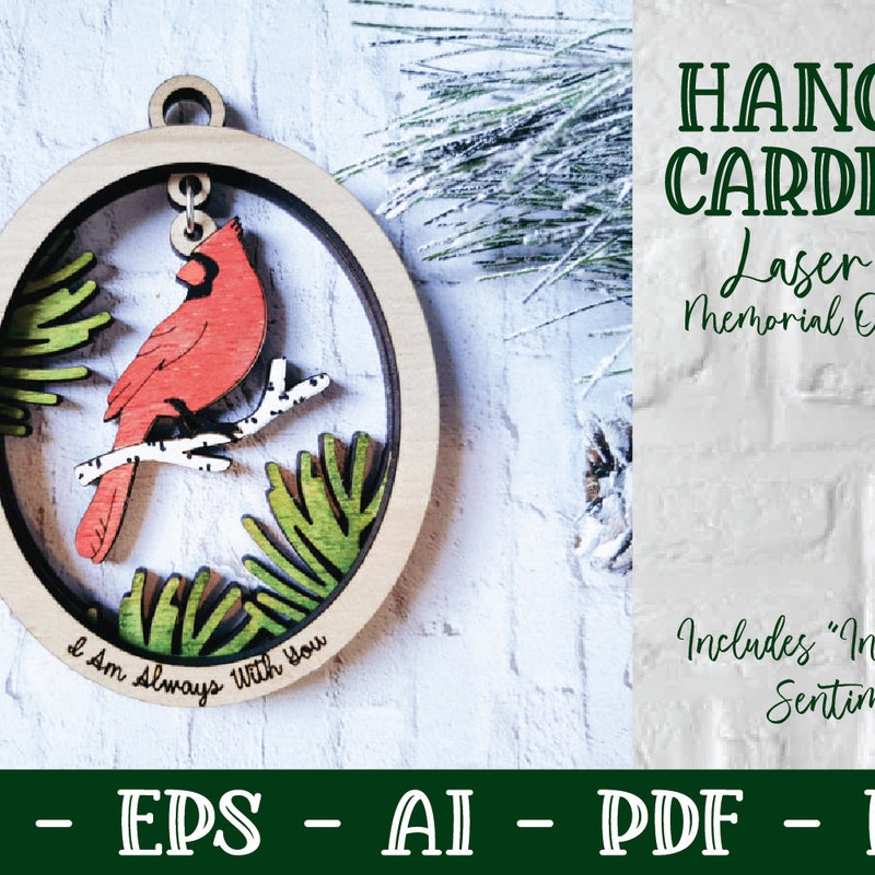 Cardinal Ornament - Etsy