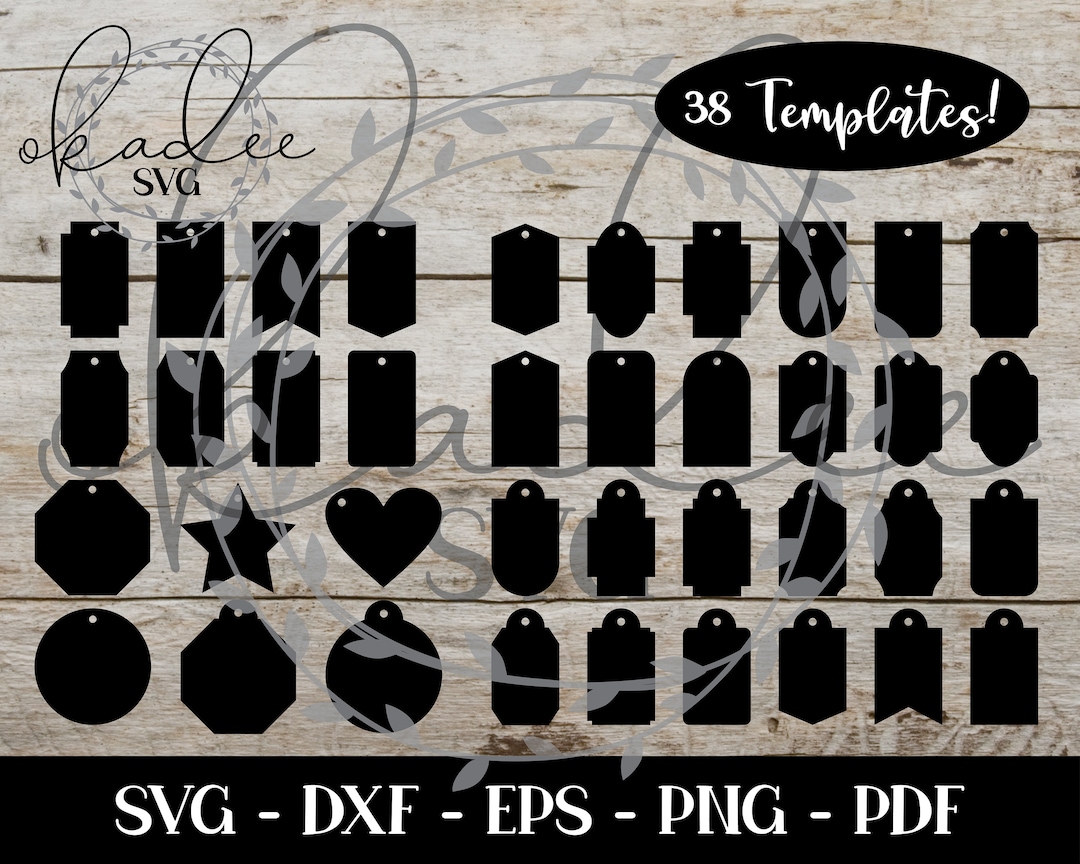 Gift Tags SVG, Gift Tag Cut File, Gift Tag Template, Svg Png Pdf Eps ...