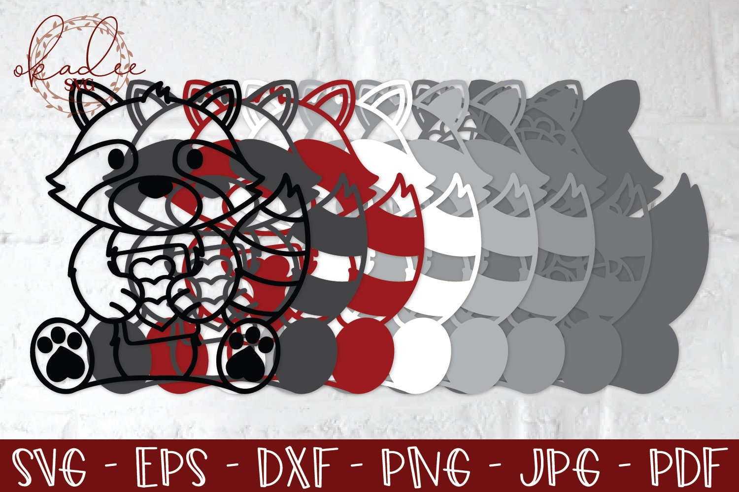 3D Valentine Critters Bundle Valentine SVG Valentine | Etsy