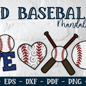 3D Sports Bundle, Layered SVG, Sports SVG, 3D Hockey Svg, 3D Baseball ...