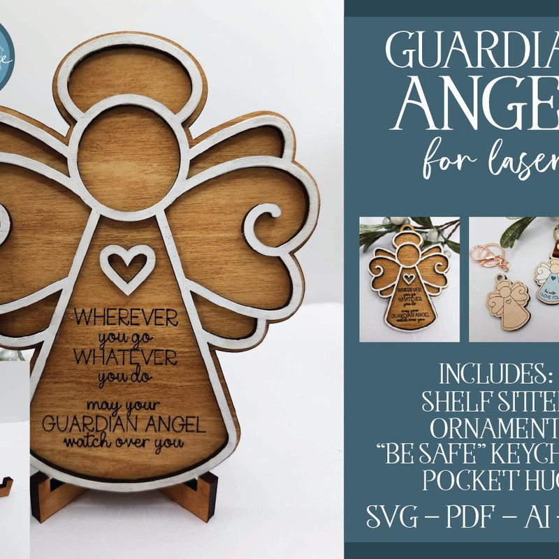 Angel Svg - Etsy