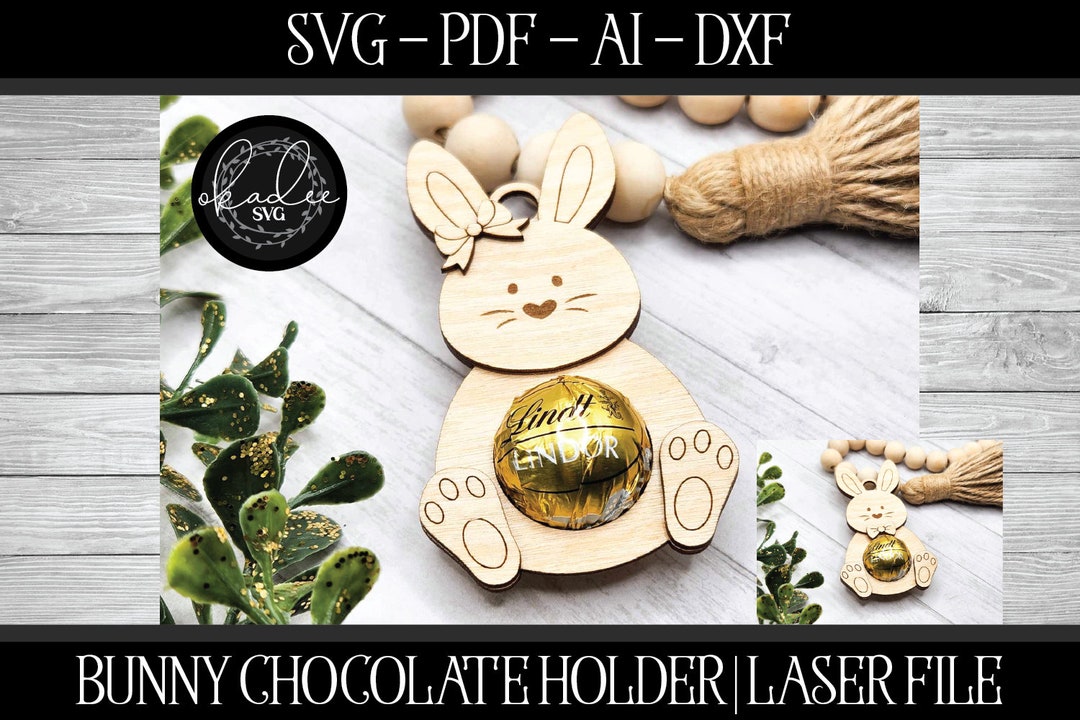 Easter Chocolate Holder SVG, Glowforge Easter, Glowforge Chocolate ...