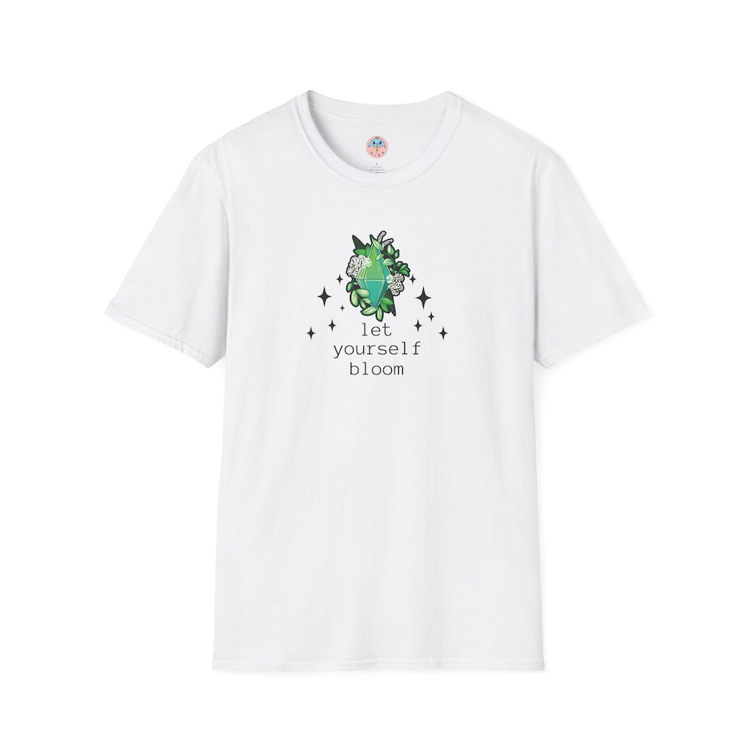 Floral Sims Plumbob Let Yourself Bloom T-shirt for Cozy Gamers, Unisex ...