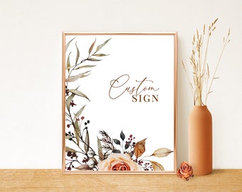 Fall Signature Drink Template - Etsy