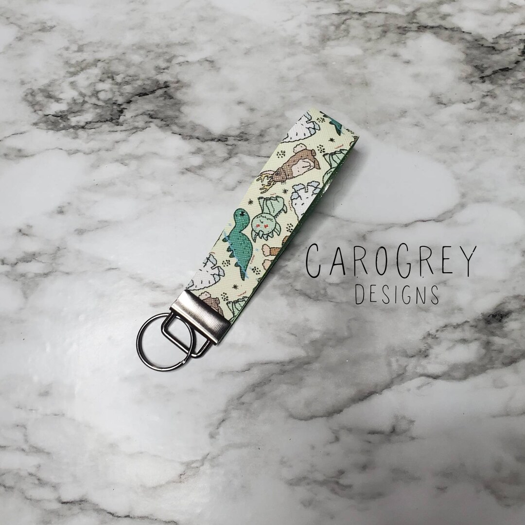 Cute Cryptic Keyfob | Urban Legend Monster Faux Leather Keychain - Etsy