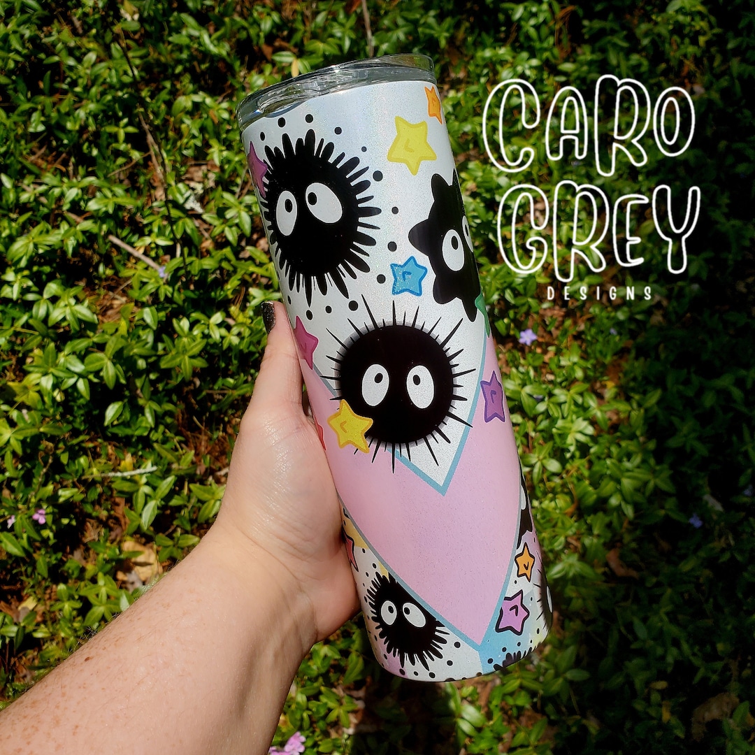20 Oz Dust Sprite Anime Tumbler Soot Creature Sublimation - Etsy