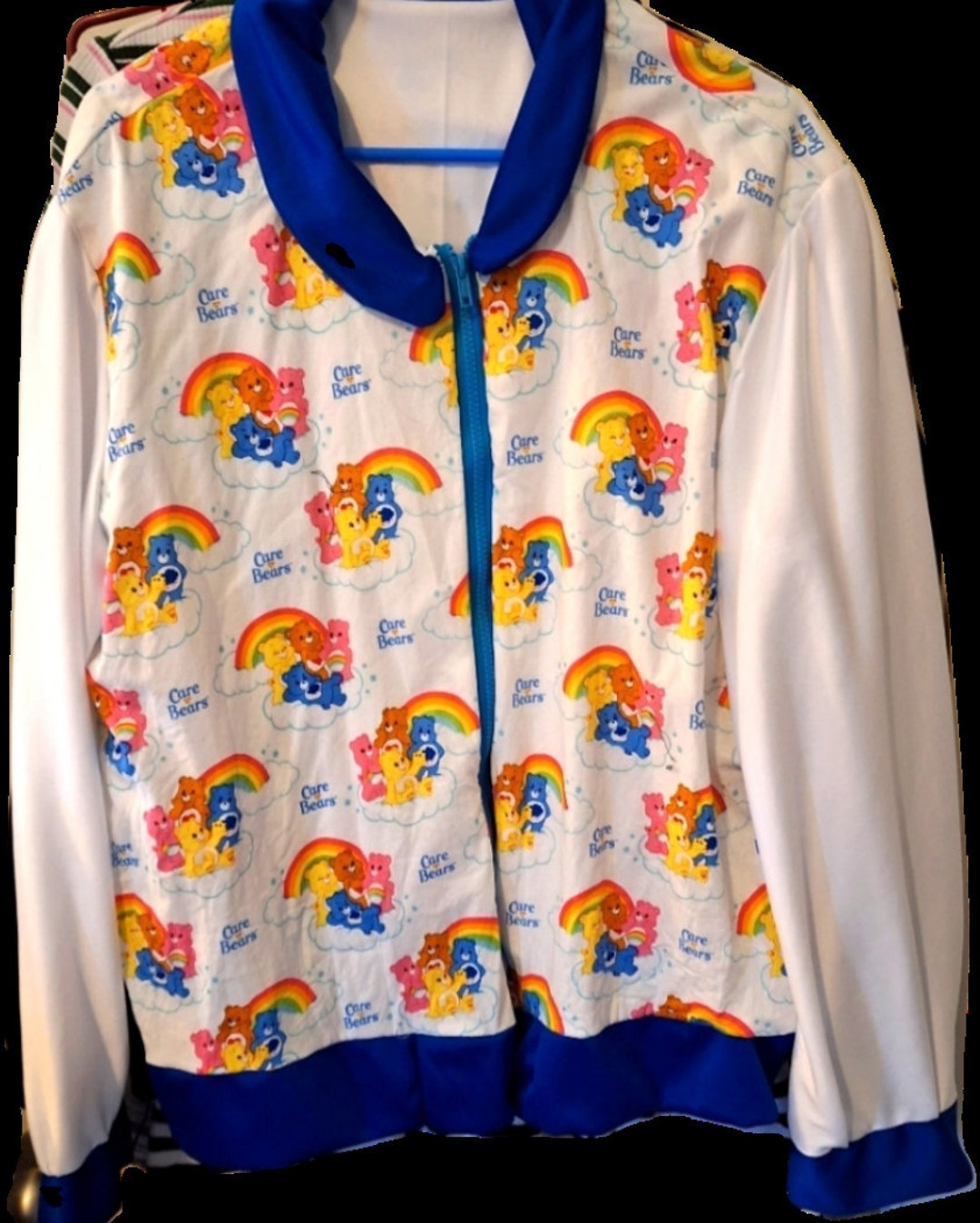 Handmade Using Lisenced Care Bear Fabric Track Jacket OOAK - Etsy
