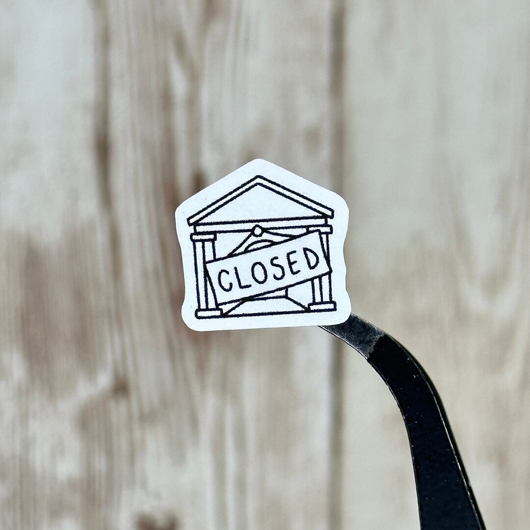 Office Work Closed Planner Stickers for Planners Journals - Etsy