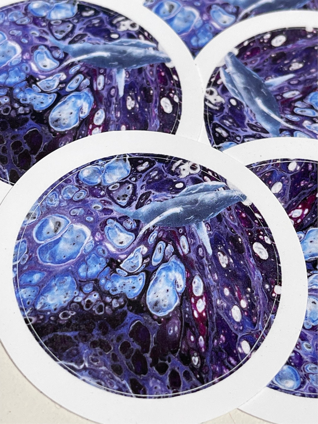 FLOATING in SPACE Galaxy Art STICKERS - Etsy